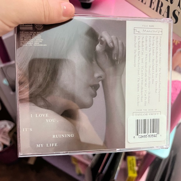 Media | Signed Ttpd The Manuscript Taylor Swift Cd | Poshmark